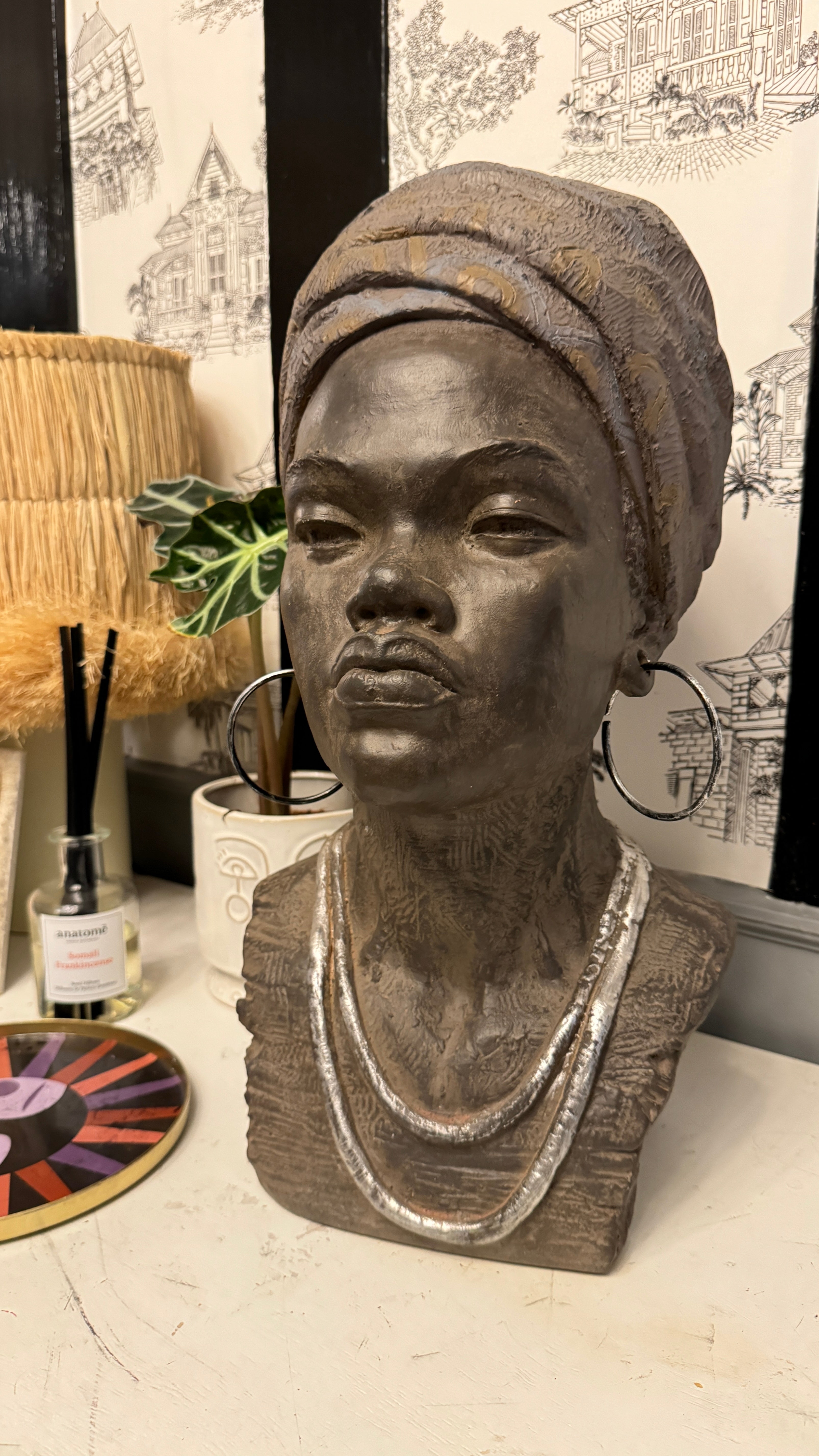 Sade bust | The Cornrow | African Bust | African inspired home decor