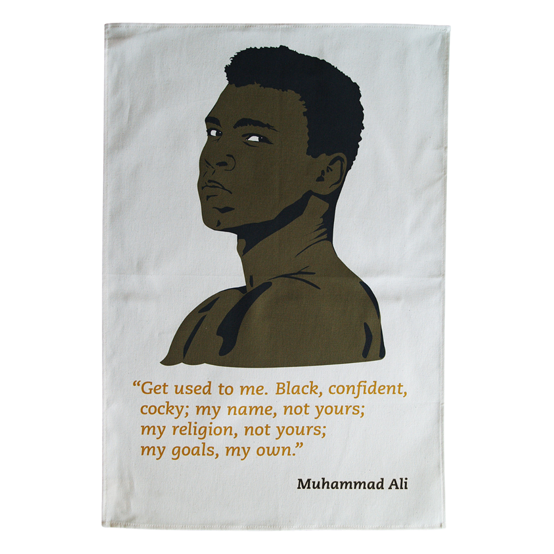 Muhammad Ali Tea Towel | Radical Tea Towels – The Cornrow